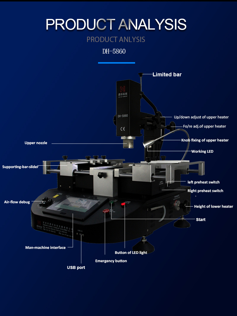 DH-5860 BGA rework station